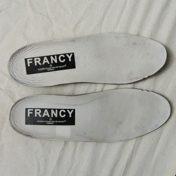 Golden Goose | Shoes | Golden Goose Francy Leather Sneakers Insoles ...